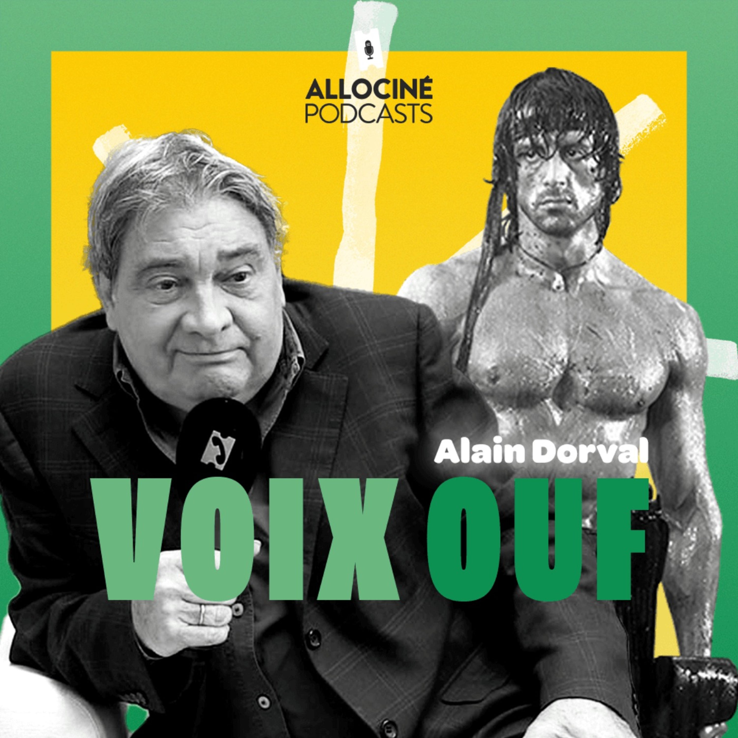 Alain Dorval, VF de Stallone, cogne comme Rocky au micro de Voix Ouf ...
